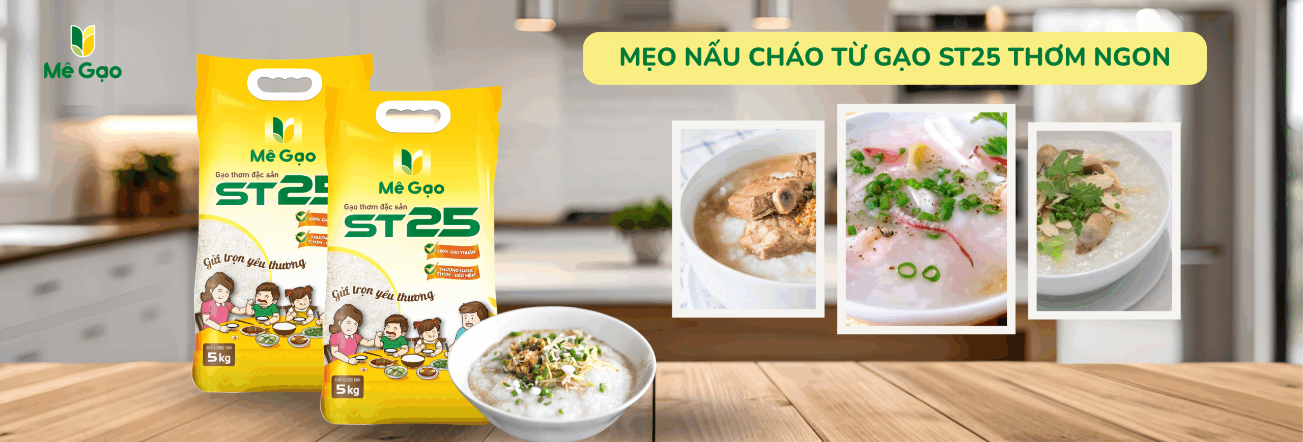 Mẹo Nấu Cháo Từ Gạo ST25: Bí Quyết Sánh Mịn, Thơm Lừng