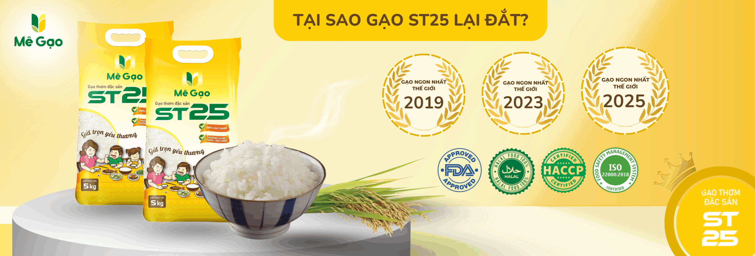 Tại Sao Gạo ST25 Lại Đắt? Đẳng cấp "Gạo Ngon Nhất Thế Giới"